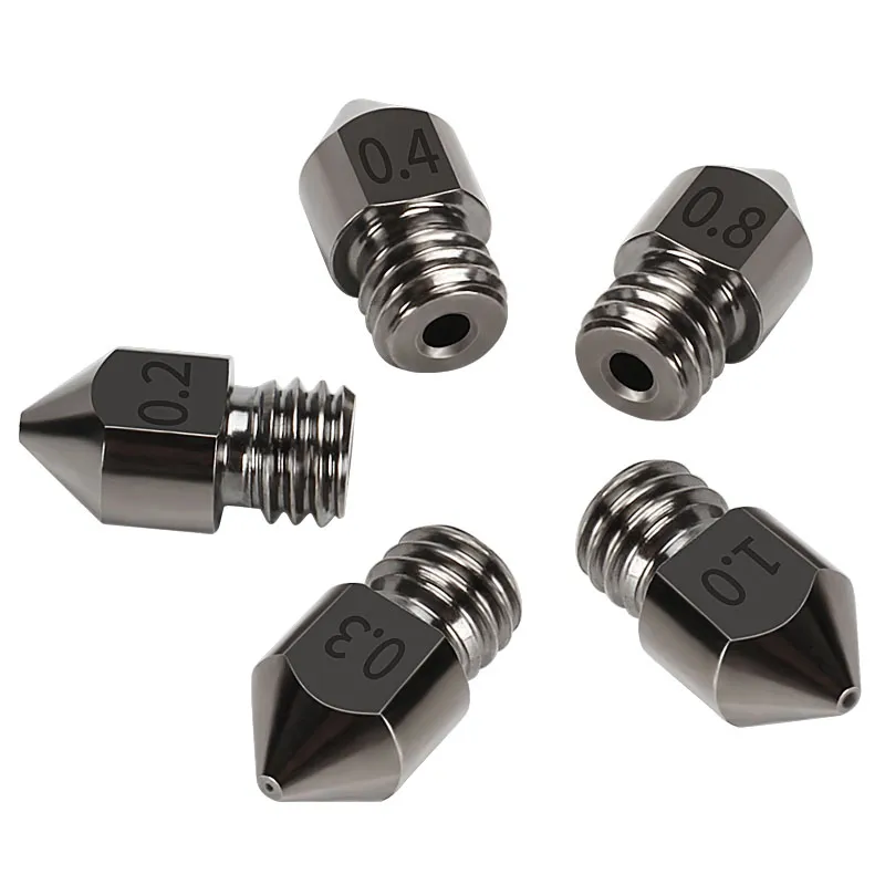 Corrosion-Resistant Steel extruder screw Threaded Nozzle for Ender3 Pro ...
