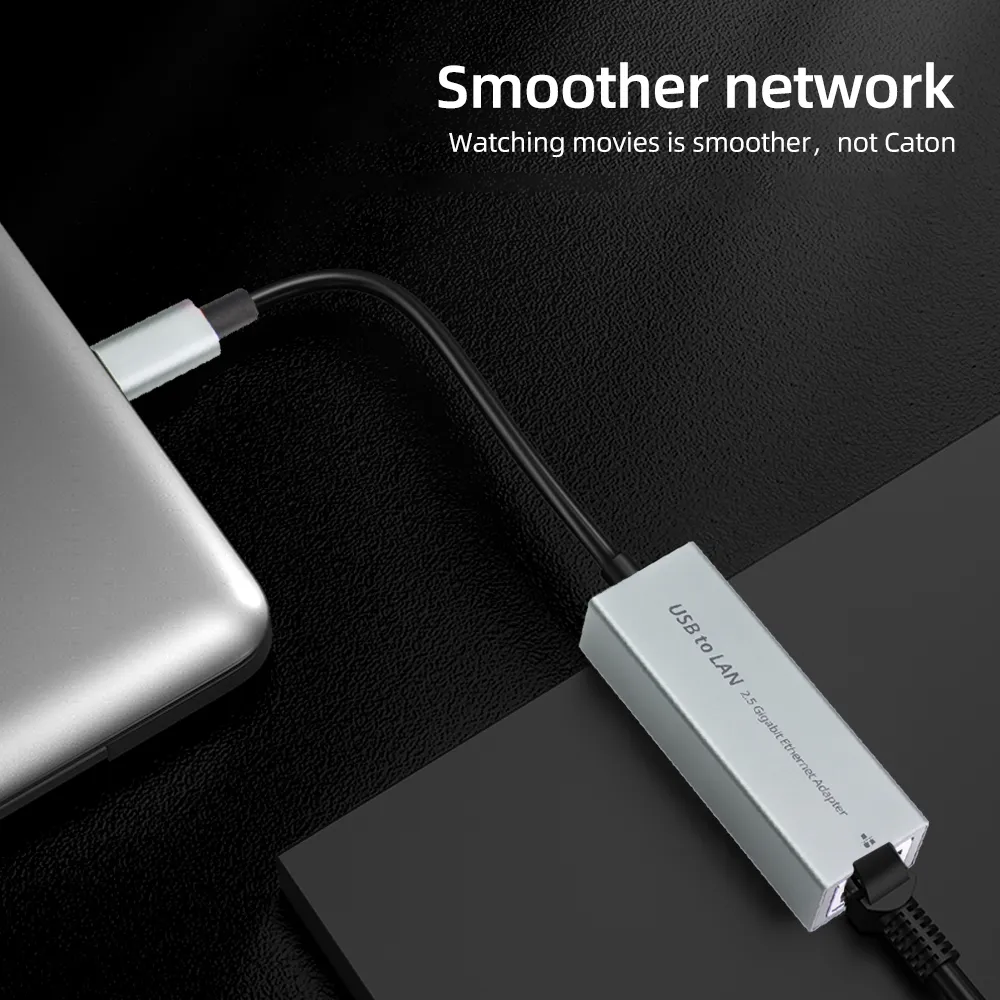 2024USB 3.0 to RJ45 Ethernet Adapter, 2500Mbps Type C to RJ45 LAN ...