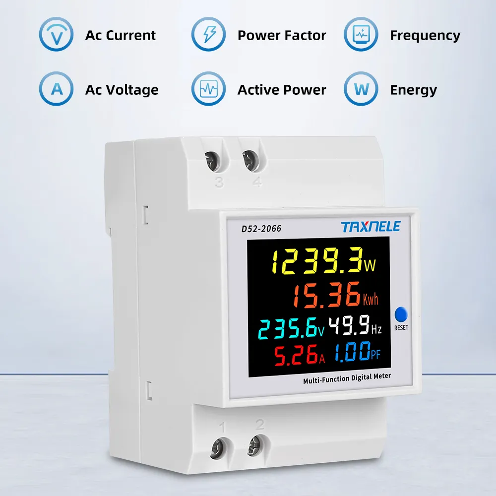 AC oled monitor - 110V/220V / 380V, 100A Voltage Current, Power Factor ...