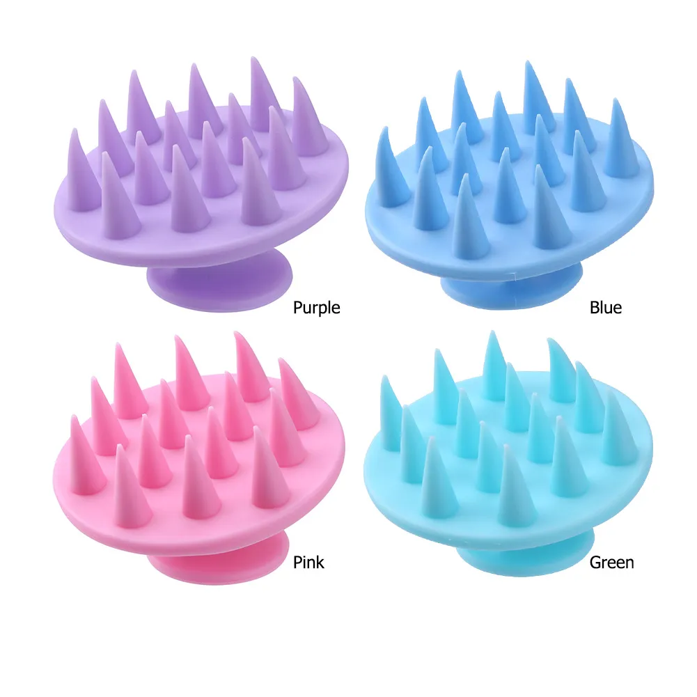 2024 Silicone Scalp Massager & Shampoo Brush - Acupoint Therapy Comb ...