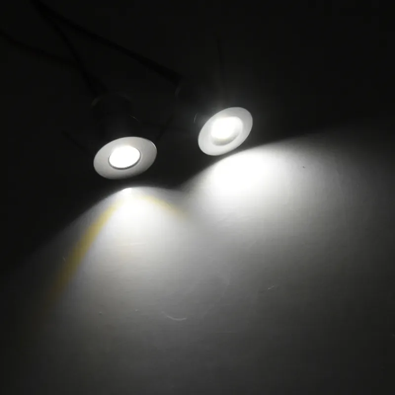DC24V/12V1W Mini LED Recessed Spotlight, IP65 30°/120° Beam Angle ...