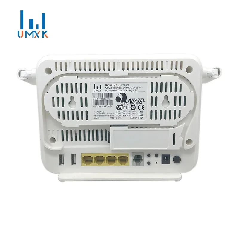 قذيفة الإنجليزية 2024Onu Gpon Terminal G 1425 MA 4LAN 5G WIFI AC1200MBPS ONT DUALBAND MODEM FTTH ...