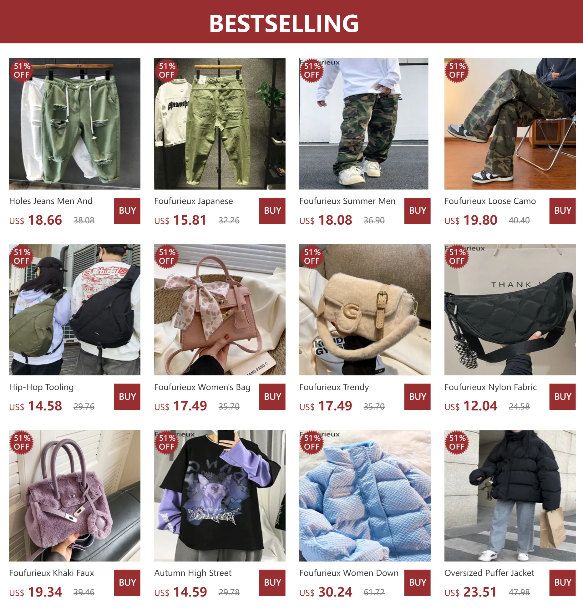 Men's Cargo Pants: Spring/Autumn High Waist Overalls, Loose Fit, Trendy ...