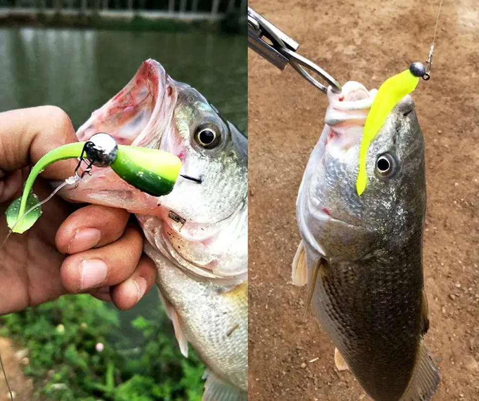 Lure Jig Heads With Large Fishing Hooks Weighted... From Ddmyhome, $29. ...