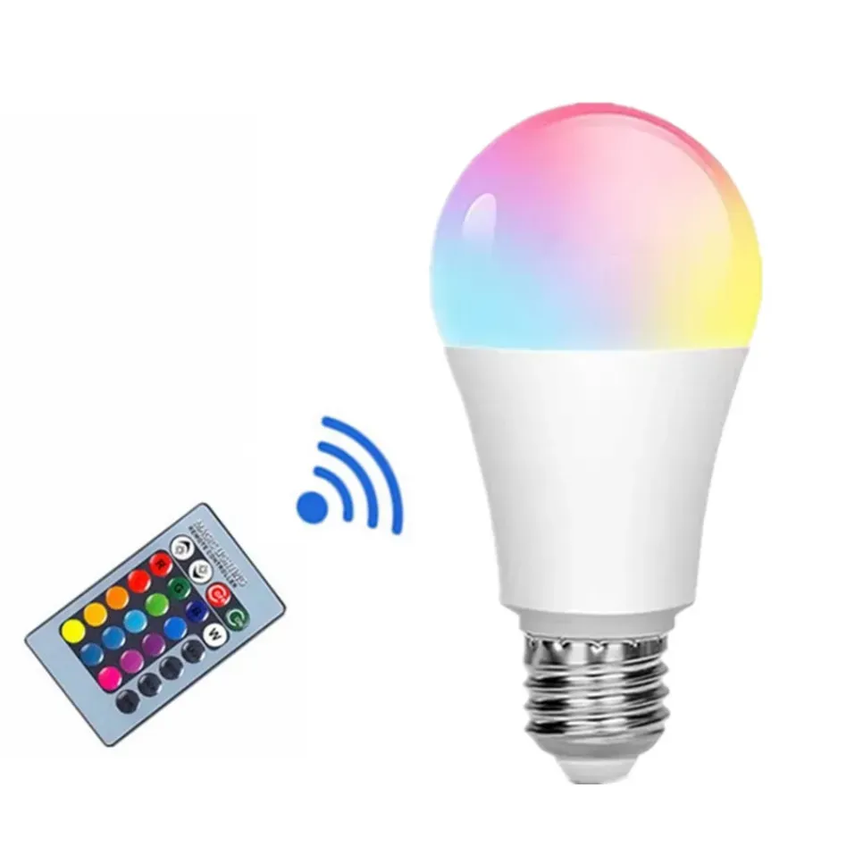 DHgate.com:Smart RGB LED Bulb 4W-15W, AC 110-240V Remote-Controlled ...