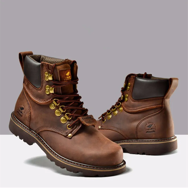 DHgate.com:Genuine Leather Motorcycle Boots: Premium Mens Footwear for ...