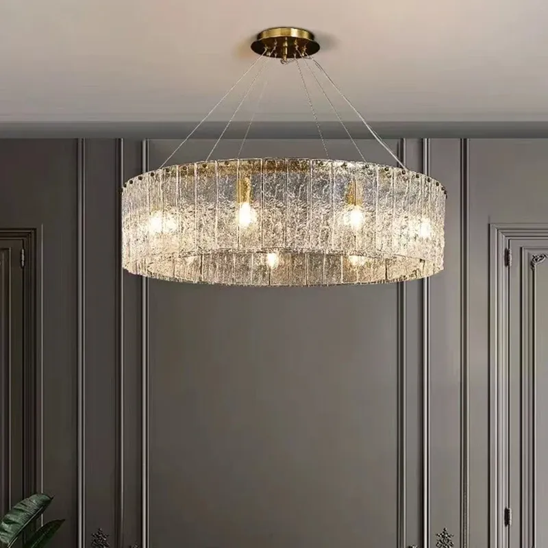 DHgate.com:Modern Glass Chandelier: Luxury LED Lighting for Living ...