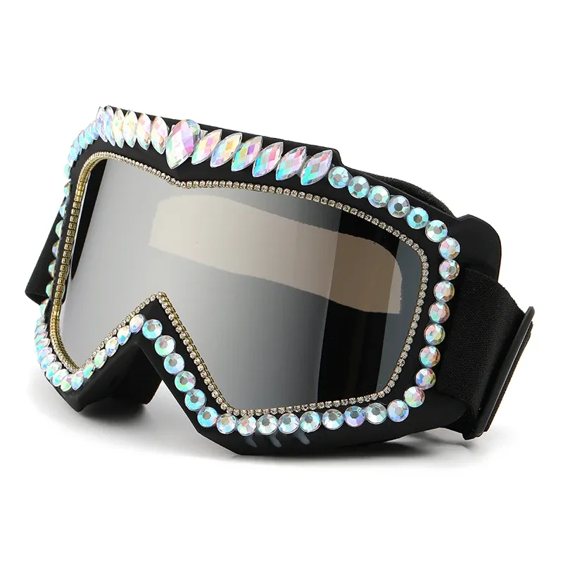 DHgate.com:Oversized Steampunk Ski Goggles: Diamond Snow Glasses for ...