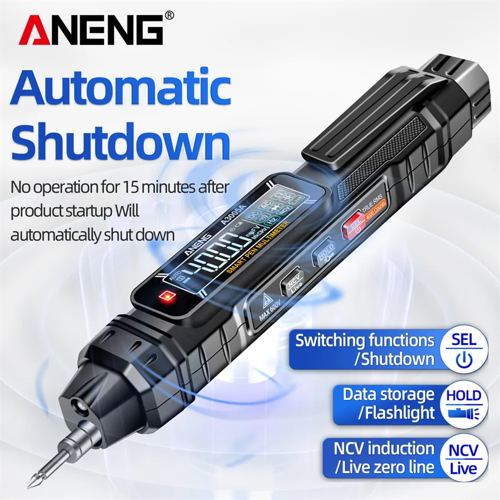 ANENG A3005A/B Digital Multimeter Pen Auto Intelligent Sensor AC/DC ...