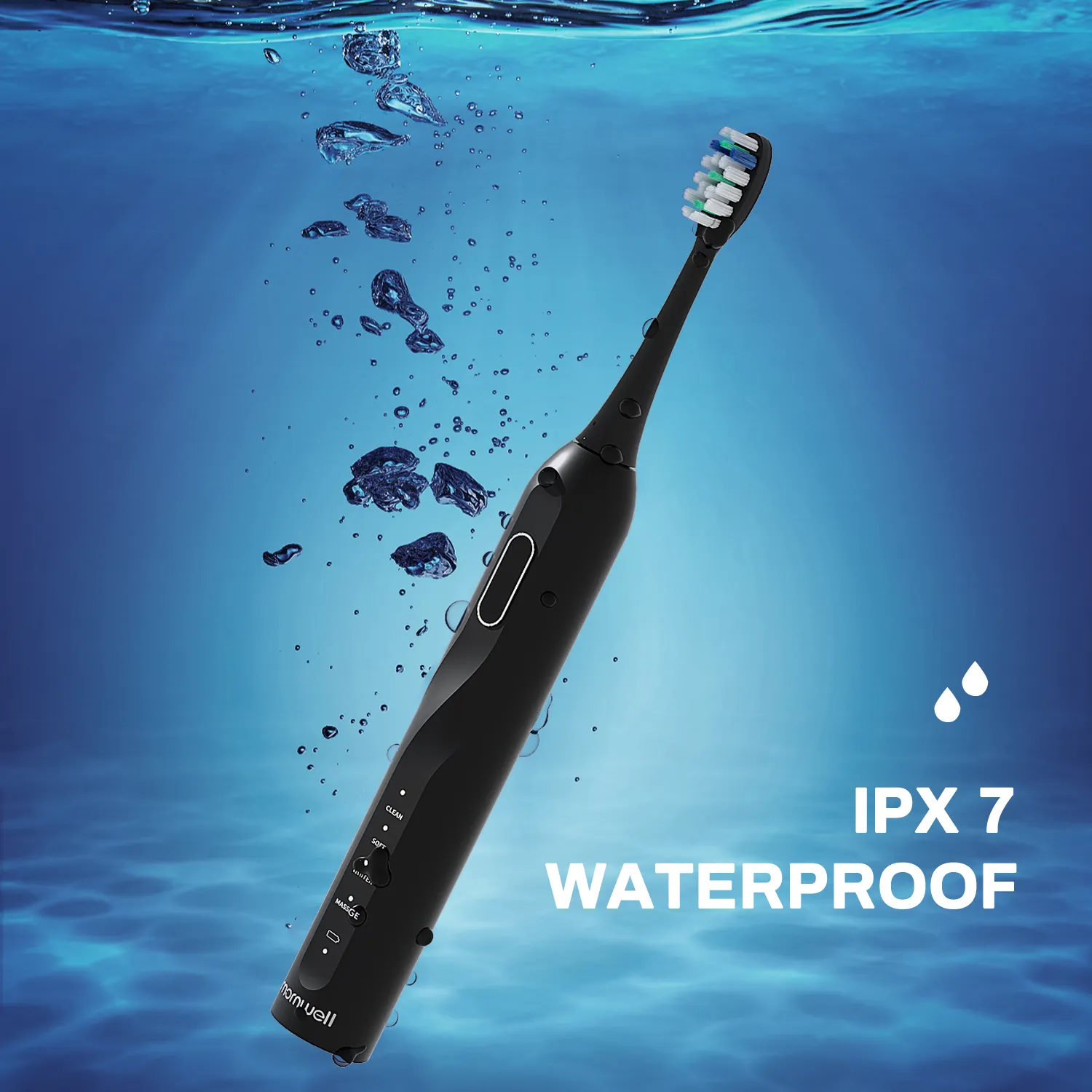 Electric Sonic Toothbrush T38 Waterproof USB Rechargeable Toothbrush ...