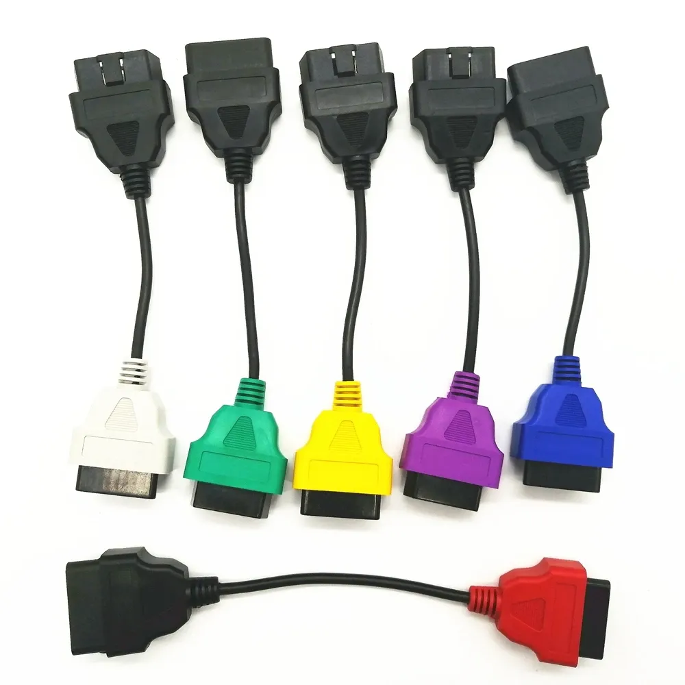 OBD2 Connector Diagnostic Adapter Cable for FIAT ECU Scan and ...