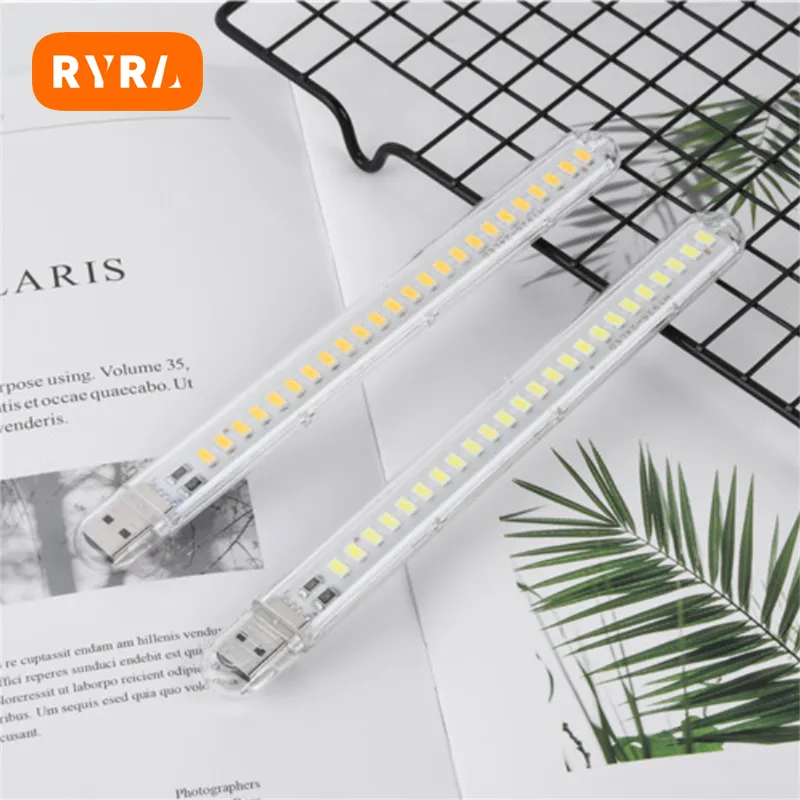 DHgate.com:2024Portable Mini Book Light, 24 LEDS USB Reading Night ...