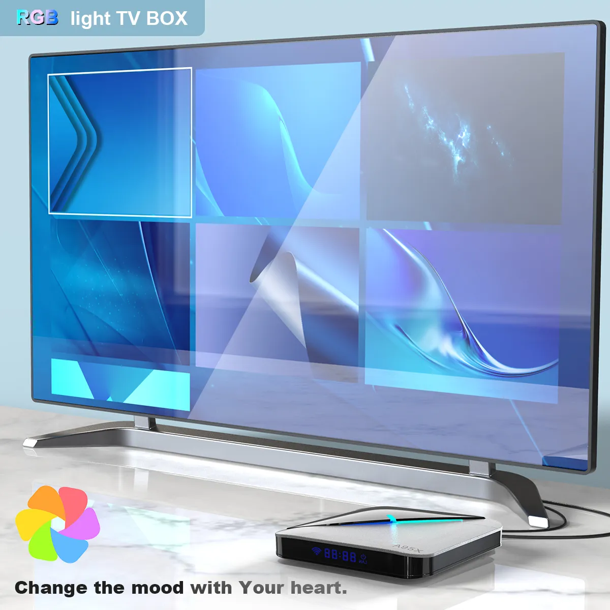 A95X F3 Air Android 9.0 Smart TV Box With Amlogic S905X3, 4GB RAM, 64GB ...