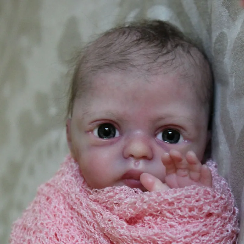 DHgate.com:10 Inches DIY Mini Reborn Doll Kit, Soft Silicone Lifelike ...