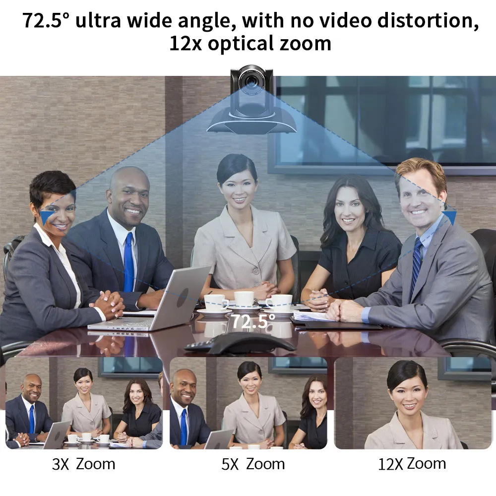 DHgate.com:Full HD 1080P PTZ Conference Cam with 12X Zoom, USB3.0, HDMI ...