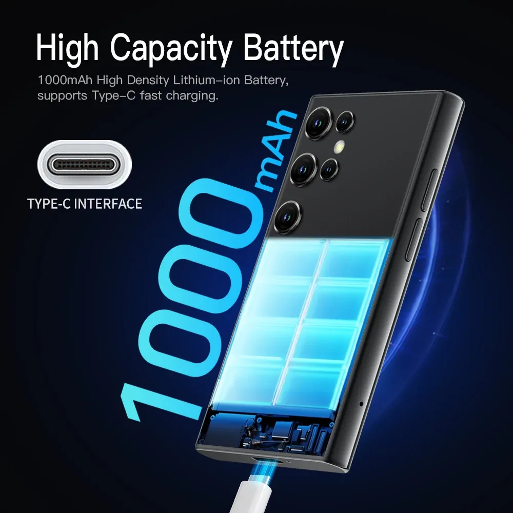 Mini Smartphone Global 3G Dual SIM Android 8.1 Phone: Compact HD, 2GB ...