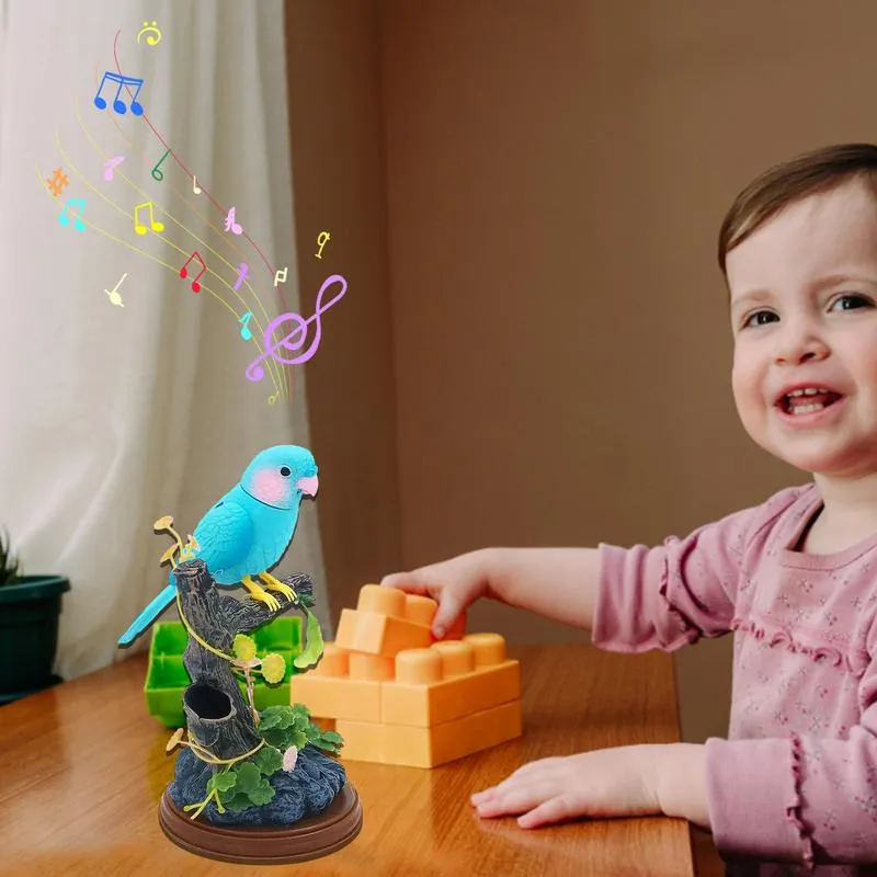 Electric Birds Voice Control Couples Parrots Toy... From Ddmyhome, $36. ...