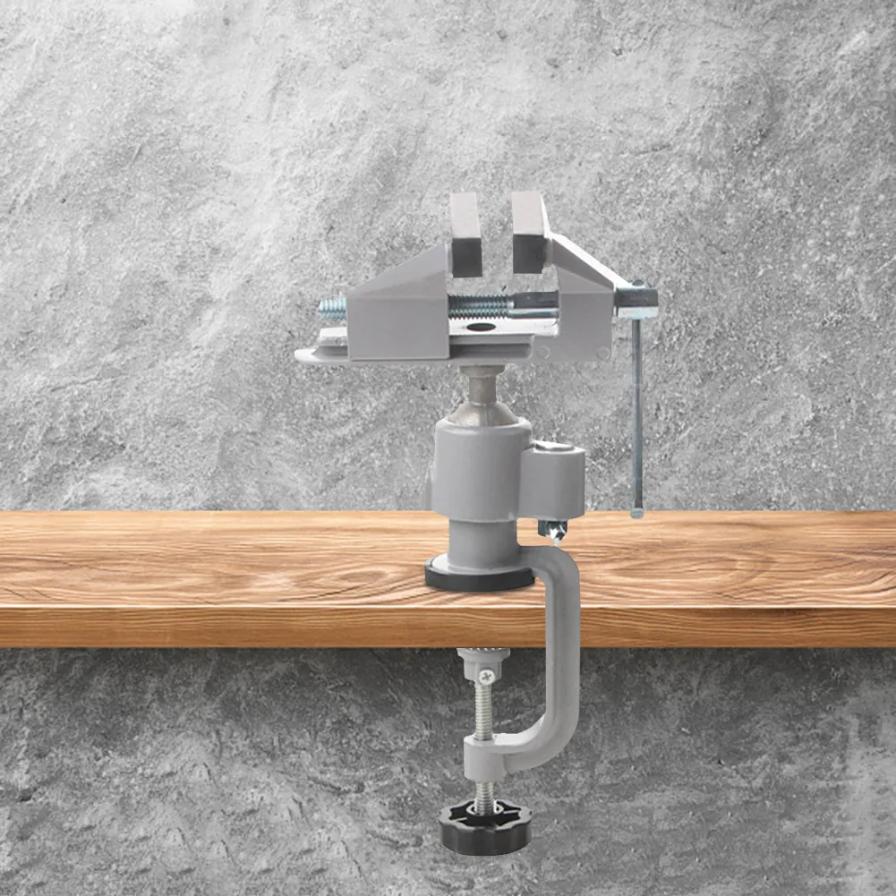 Adjustable Micro Vise, 360 Degree Rotating Swivel Bench Vise, Practical ...