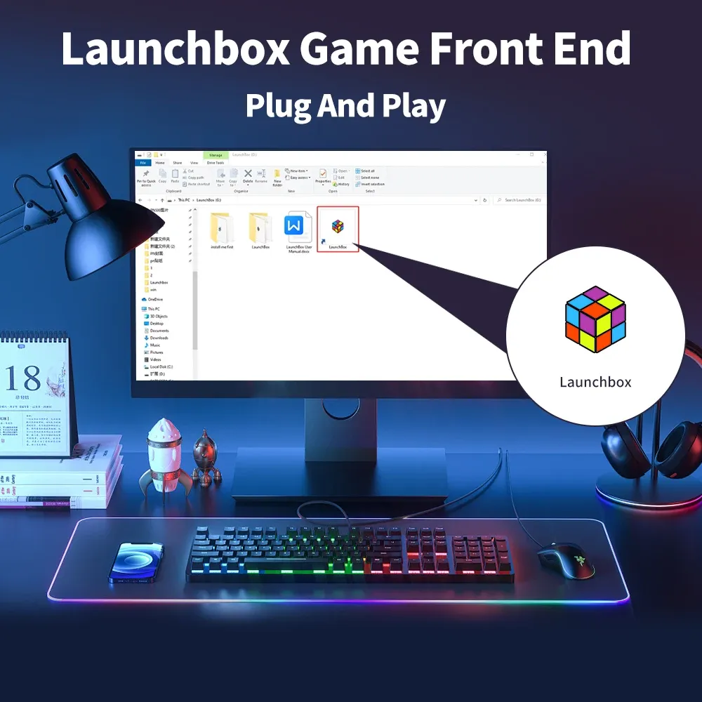 Launchbox Gaming Hard Drive With Emulators And Games SATA 3.0 2TB ...