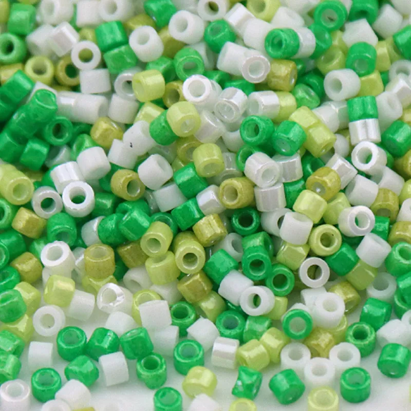 Metallic Glass Seed Beads - 10g 11/0 Japanese Loose Beads for Jewelry ...