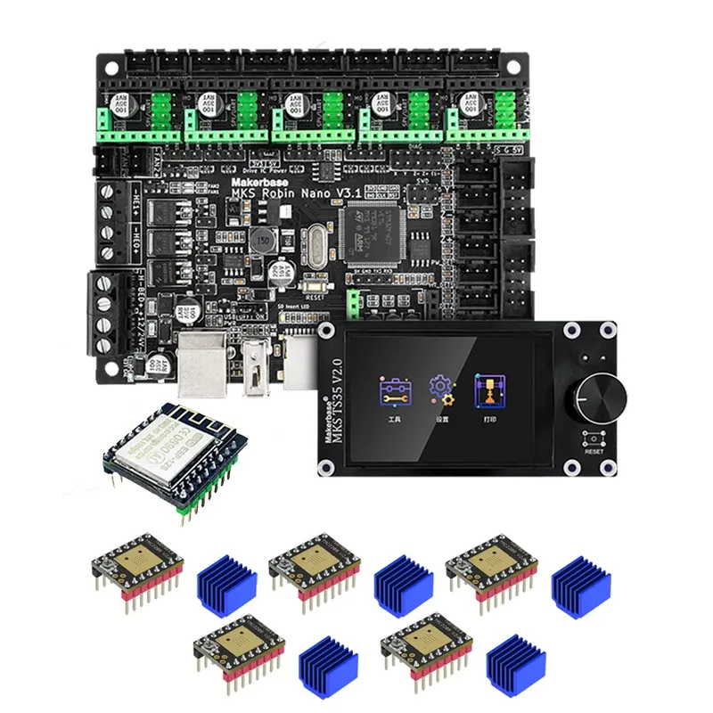 Makerbase MKS Robin Nano V3.1 3d printer board Motherboard with TS35 TFT Touch Screen ...