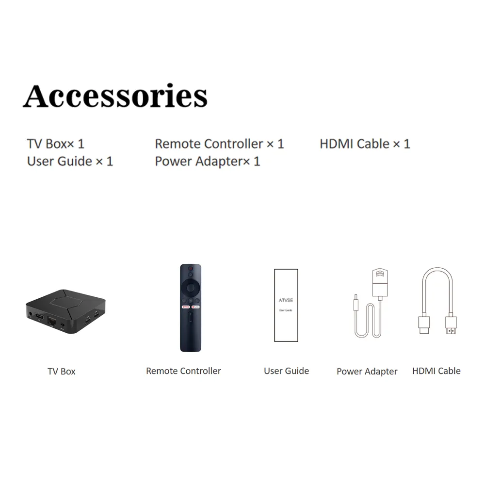 IATV Q5 Android10.0 TV Box Allwinner H316 BT5.0 4K HD 2.4G/5G Dual WiFi ...