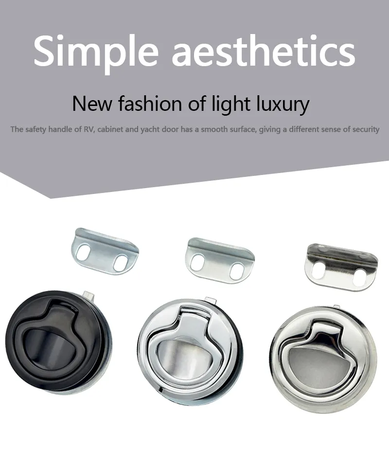 Small Flush Pull Hatch Latch For RVs, Yachts, And Camper Bats Marine ...