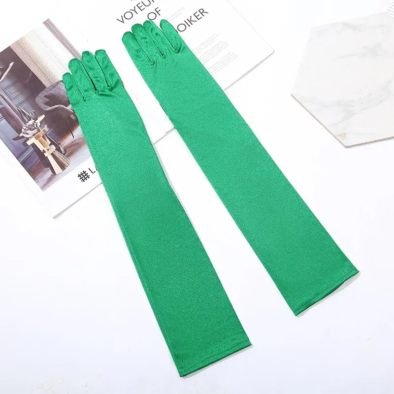 DHgate.com:Luxurious Gold Satin Opera Gloves for Elegant Evening ...