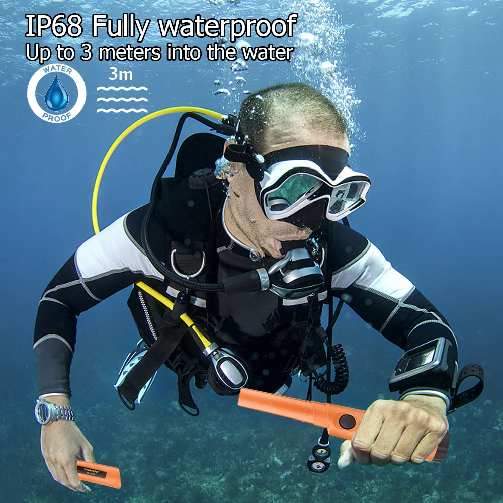2024 TC-110 Metal Detector Pinpointer with IP68 Waterproof and Handheld ...