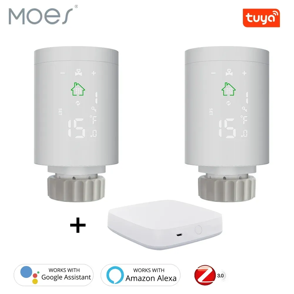 DHgate.com:TRV ZigBee 3.0 Smart Radiator Actuator: Programmable ...