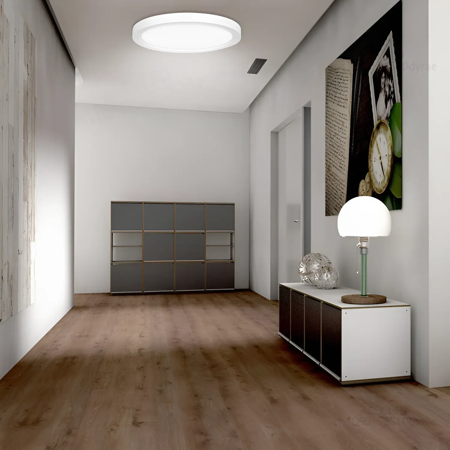 LED Circular Panel Light 6W 9W 13W 18W 24W Surface Mounted Ceiling Lamp ...