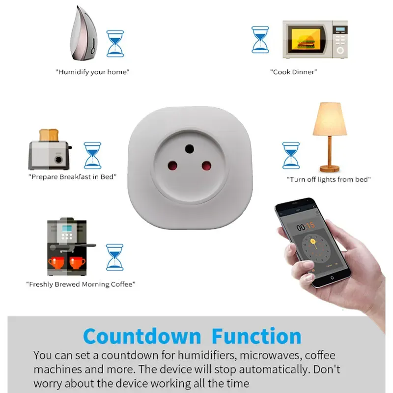 Alexa Outlet Plug WiFi Smart Plug 16A For Israel,... From Ddmyhome, $46 ...