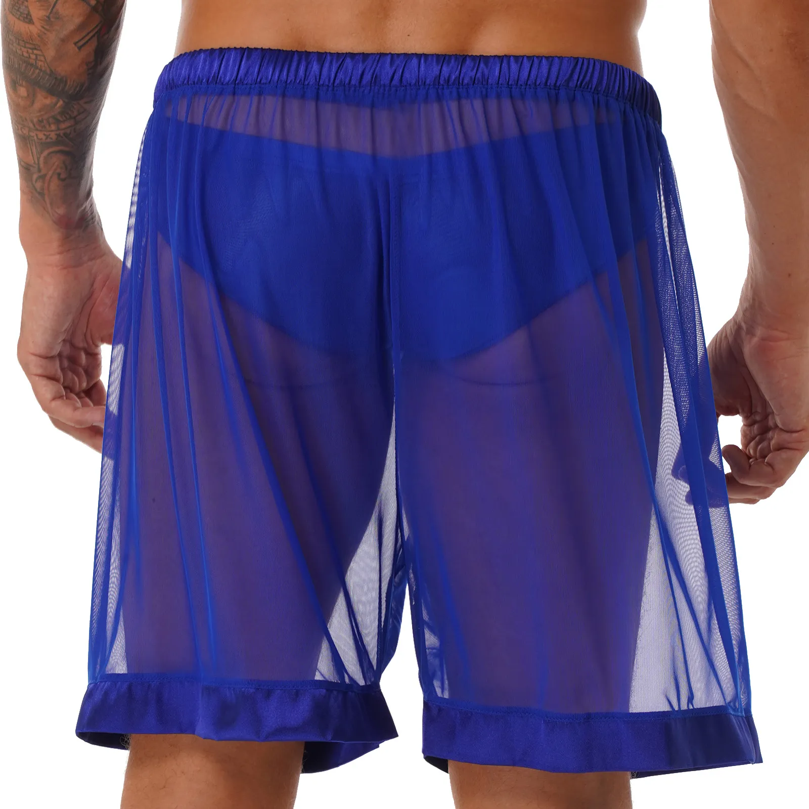 Men's See-Through Mesh boxers and briefs: Transparent Briefs, Shorts ...