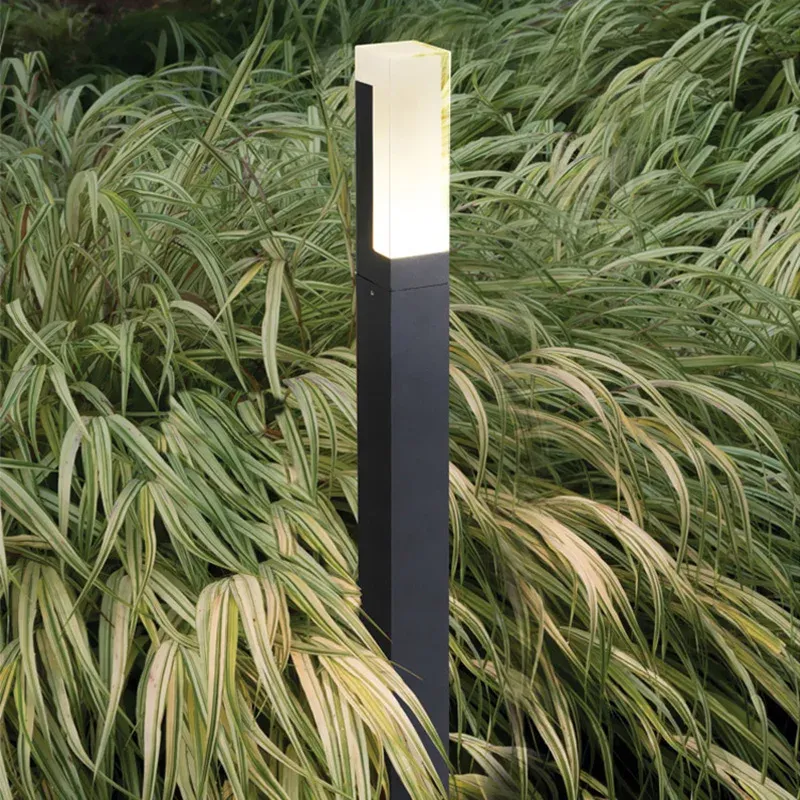 10W LED Outdoor Column Lights, Waterproof IP65 Aluminum Garden Path ...