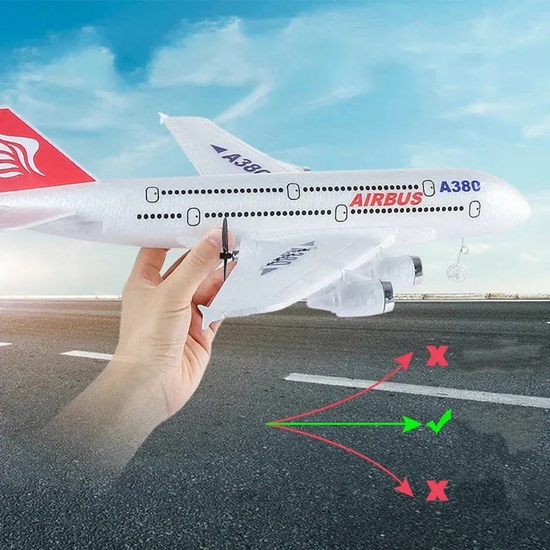 2025 Boeing 747 Airbus A380 RC Plane 2.4G 2CH Remote... From Ddmyfriend ...