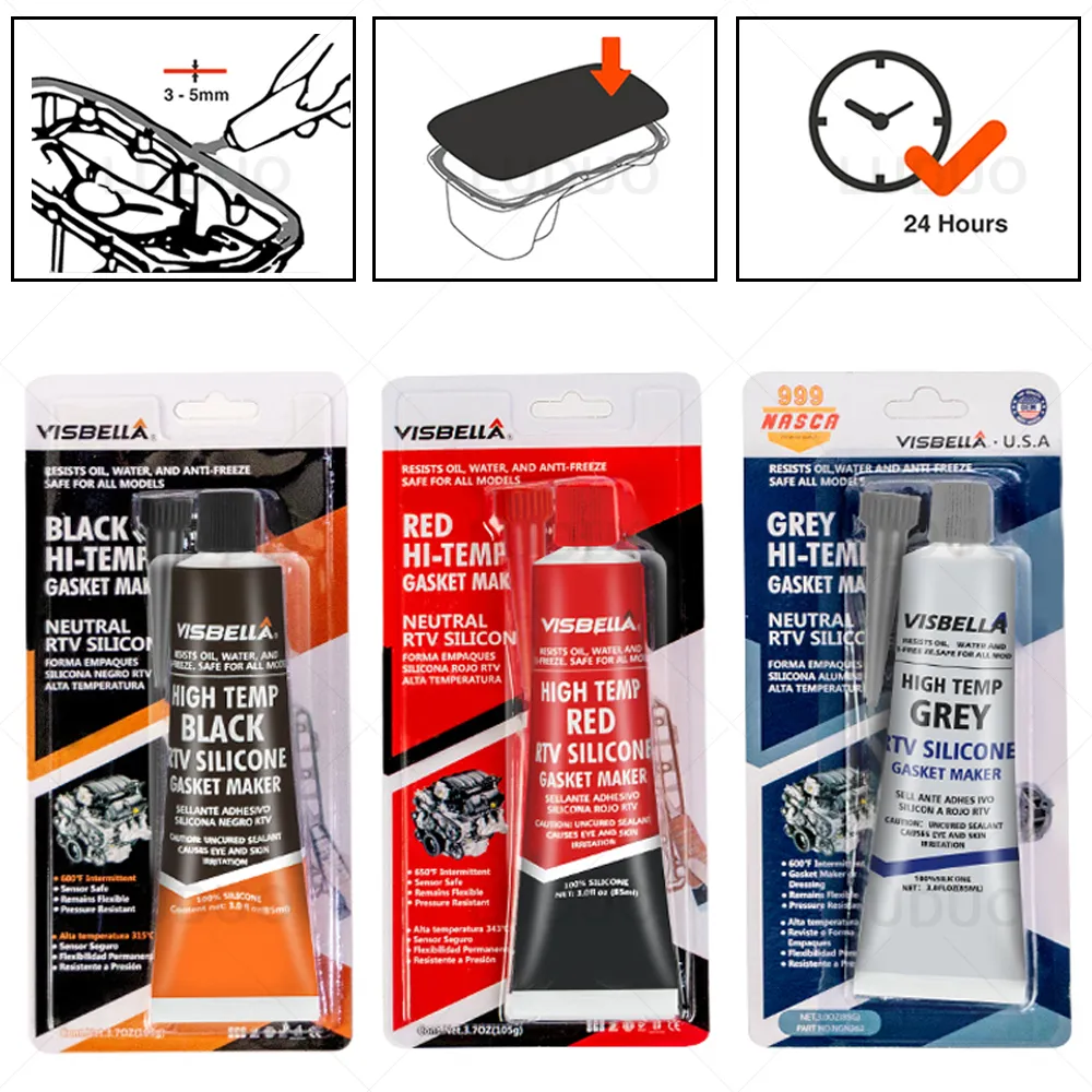 85g High Temperature RTV Silicone Gasket Adhesive Sealant For Car Motor ...