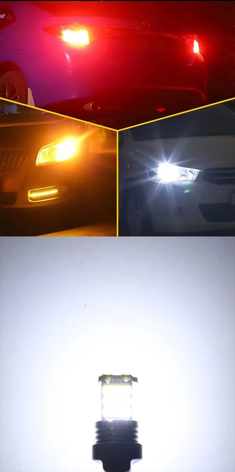 DHgate.com:LED Car Bulbs - 2 Pack, W21/5W 7443 T20 7440 W21W WY21W T25 ...