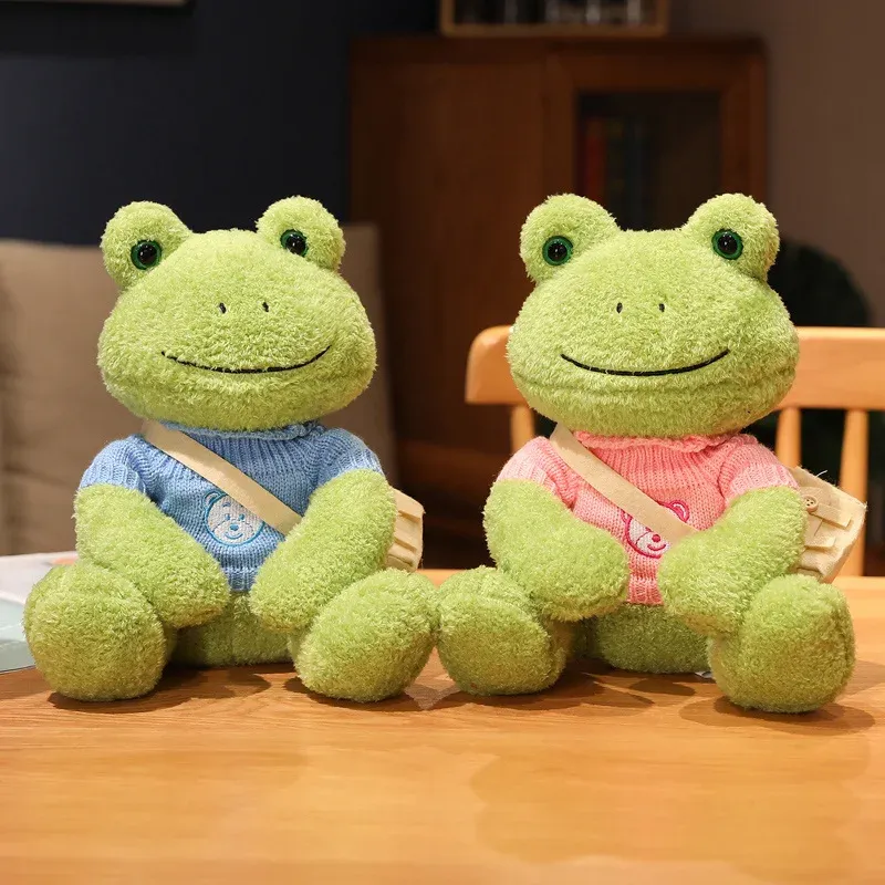 Kawaii 25cm Dressing Frog bingo plush - Soft Stuffed Animal Doll for ...