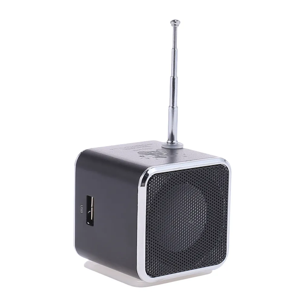 Mini Digital FM Radio: Portable Music Player w/TF Card Slot, USB, & FM ...
