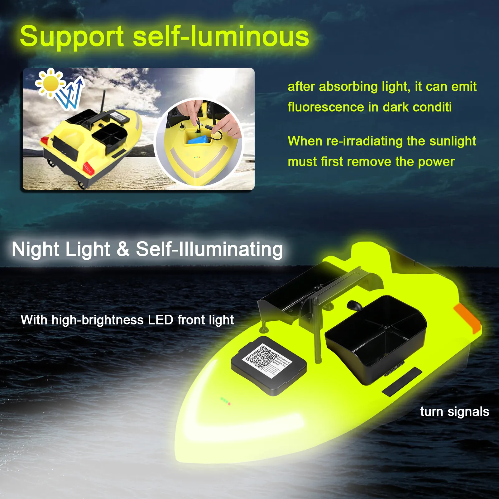 DHgate.com:2024 Smart GPS Fishing Bait Boat: 500m Remote, Dual Motor ...