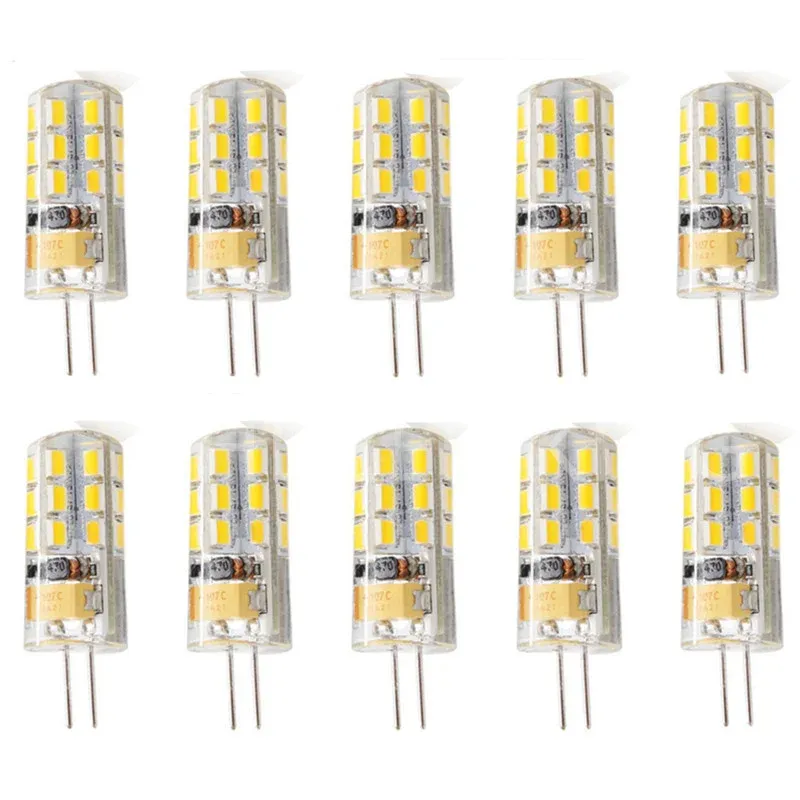 Bombillas LED De 12V DC G4 Reemplazo De Bombilla De Halógeno De 3W A ...
