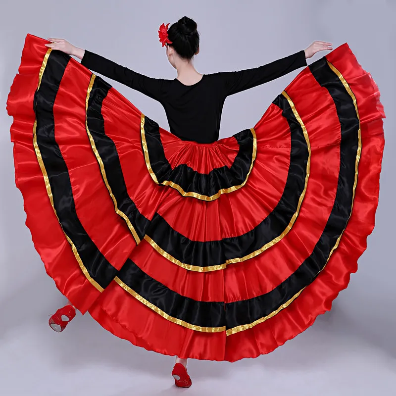 DHgate.com:Womens Flamenco Dance Costume, Classic Gypsy Swing Skirt ...