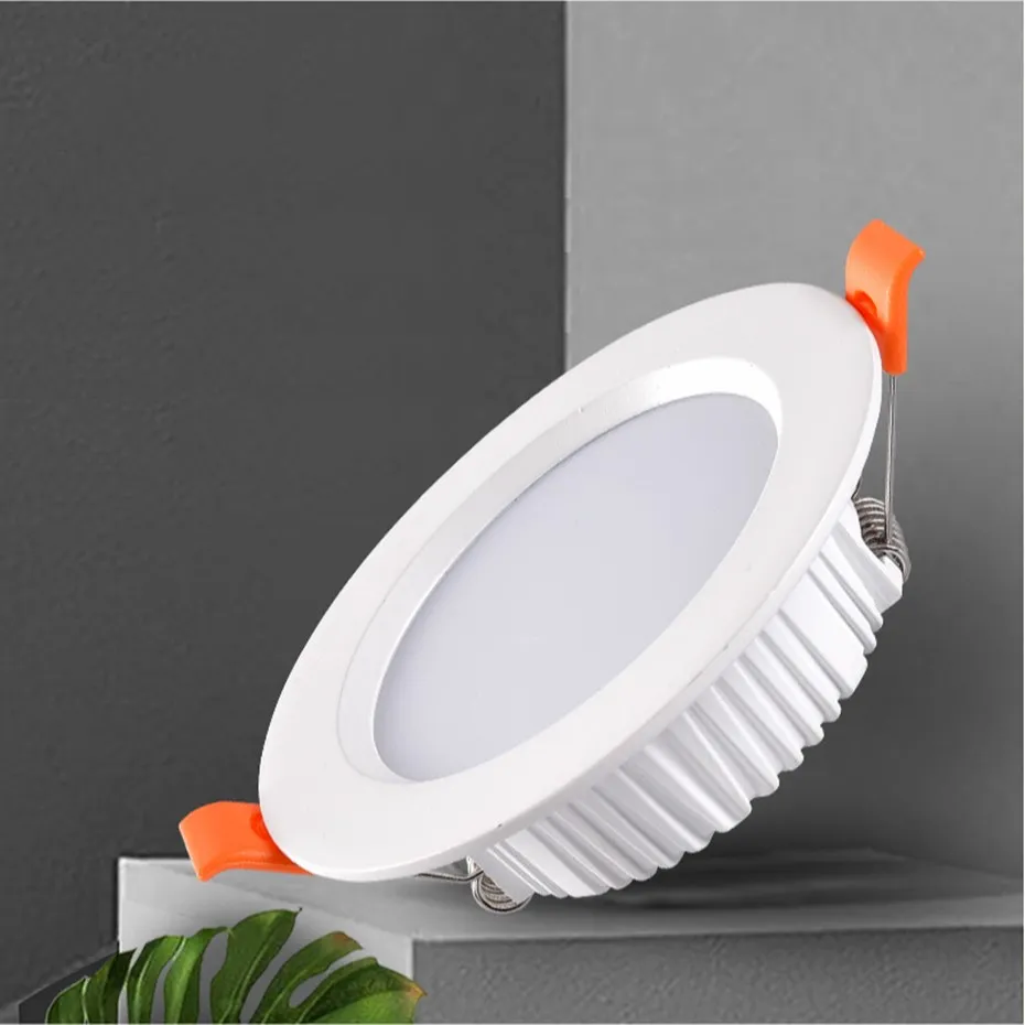 3W-22W LED Downlights, Ultra-Thin Round Panel Lights, Warm/Cool White ...
