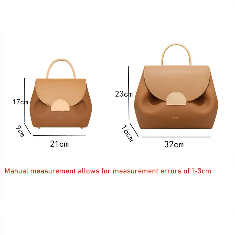 Leather Tote Handbag: Open Top, Large Capacity Designer Bag for Women ...