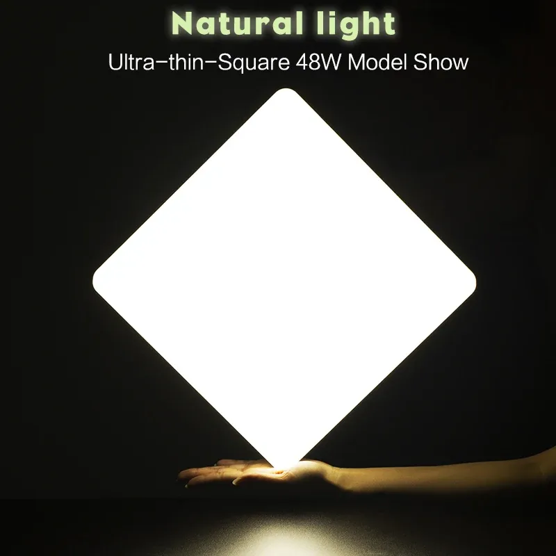 DHgate.com:LED Ceiling Light Fixture Square Panel Lamp for Living Room ...