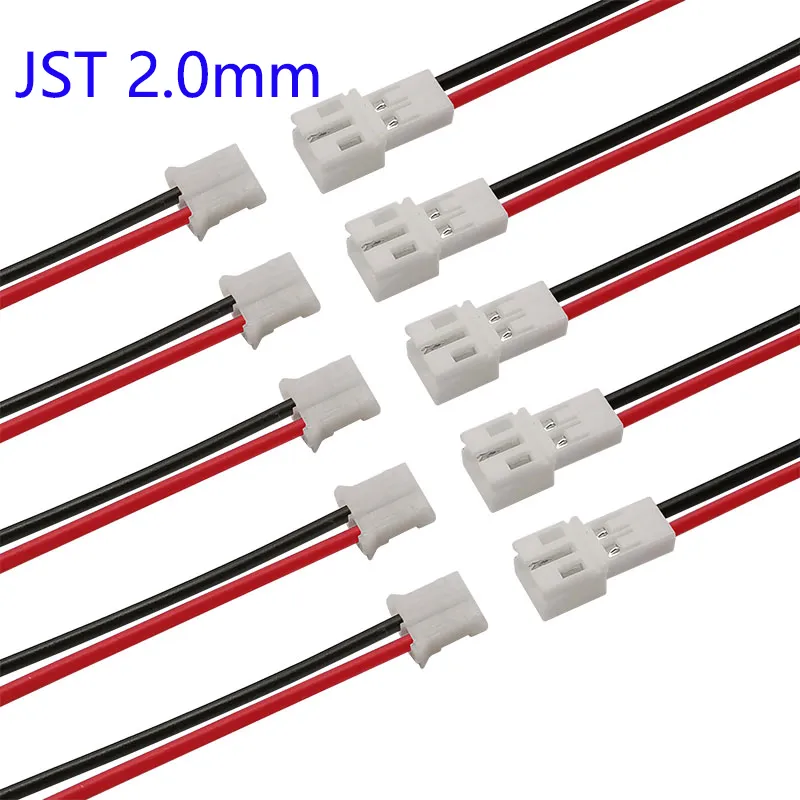 DHgate.com:5Pairs Small Mini JST 1.25mm PH 2.0mm XH 2.54mm 2 Pin Male Female Plug Jack Connector ...