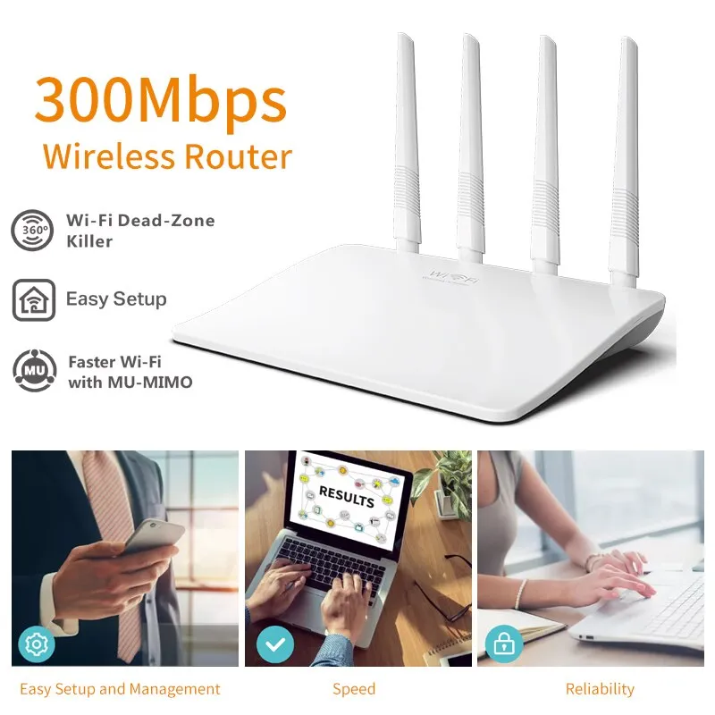 Wi-Fi Range Extender: High-Speed Network Repeater Wireless Router with ...