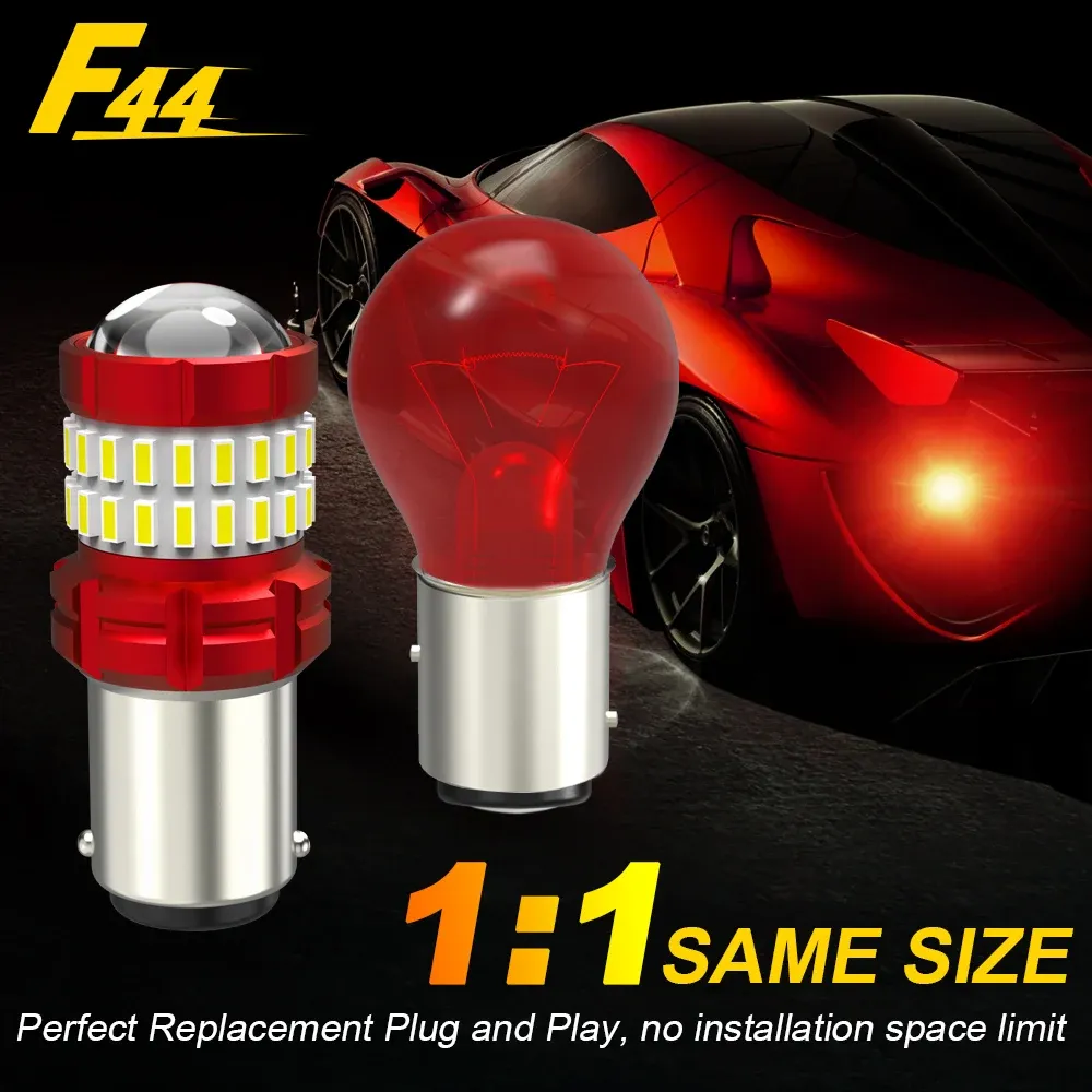 BMTxms 1157 P21/5W BAY15D Red LED Tail Brake Light Bulbs, Daytime ...