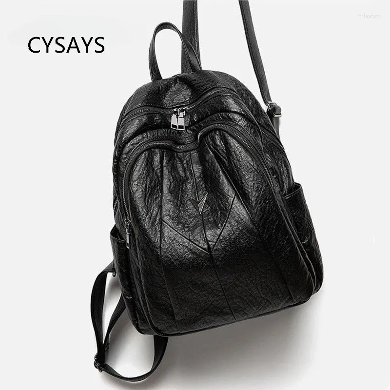 2024 Premium Leather Backpack Minimalist, Multifunctional, Unisex ...