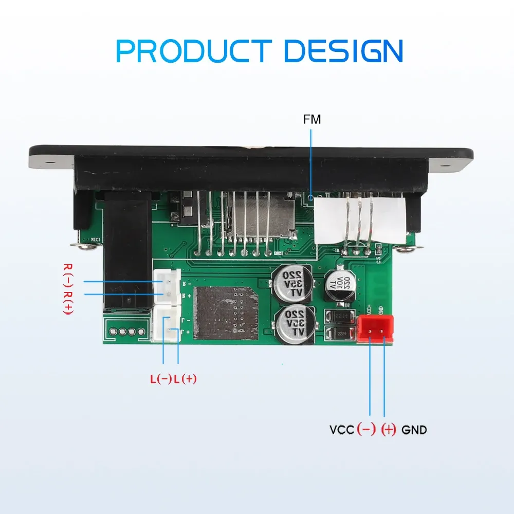 DHgate.com:80W HiFi MP3 Decoder Bluetooth 5.0 Car MP3 Player FM Radio ...